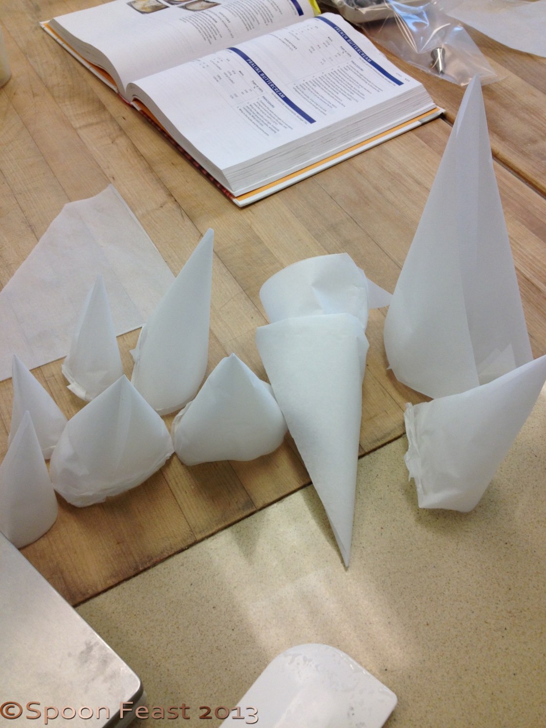 How to Make a Paper Cone for Piping | Spoon Feast
