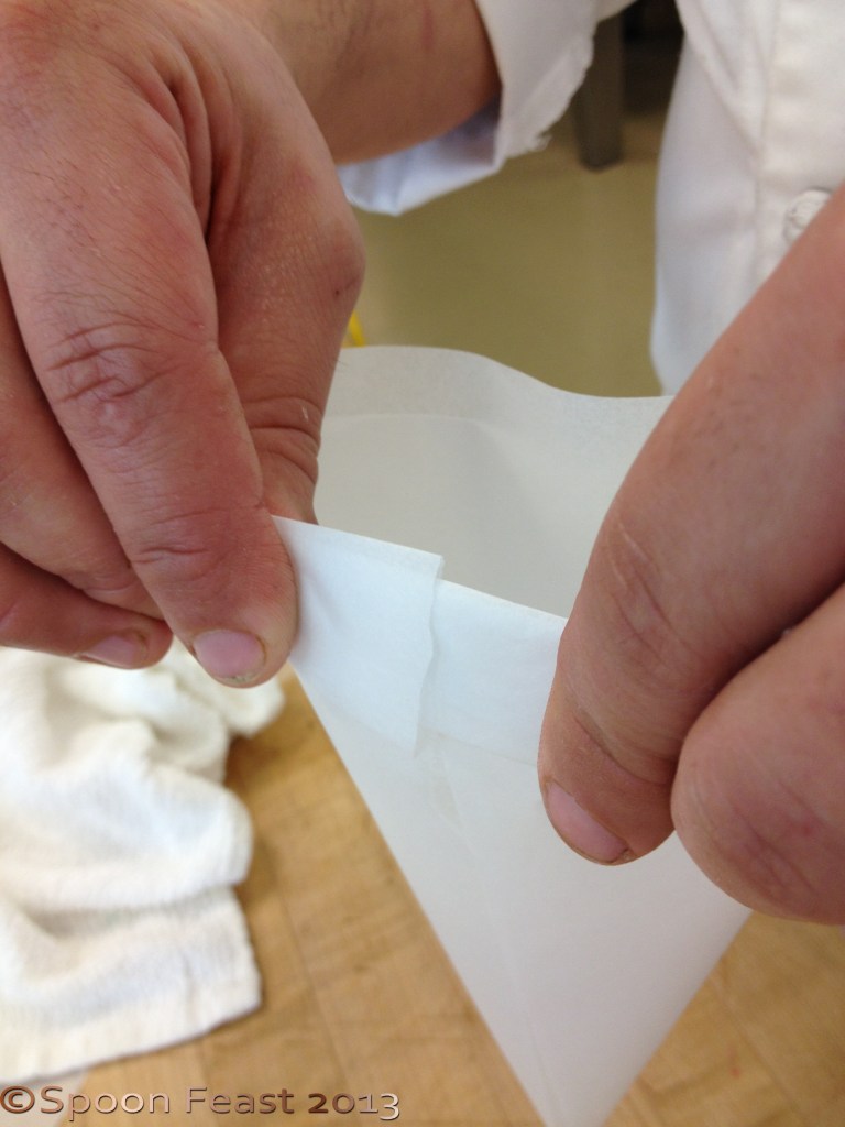How to Make a Paper Cone for Piping | Spoon Feast