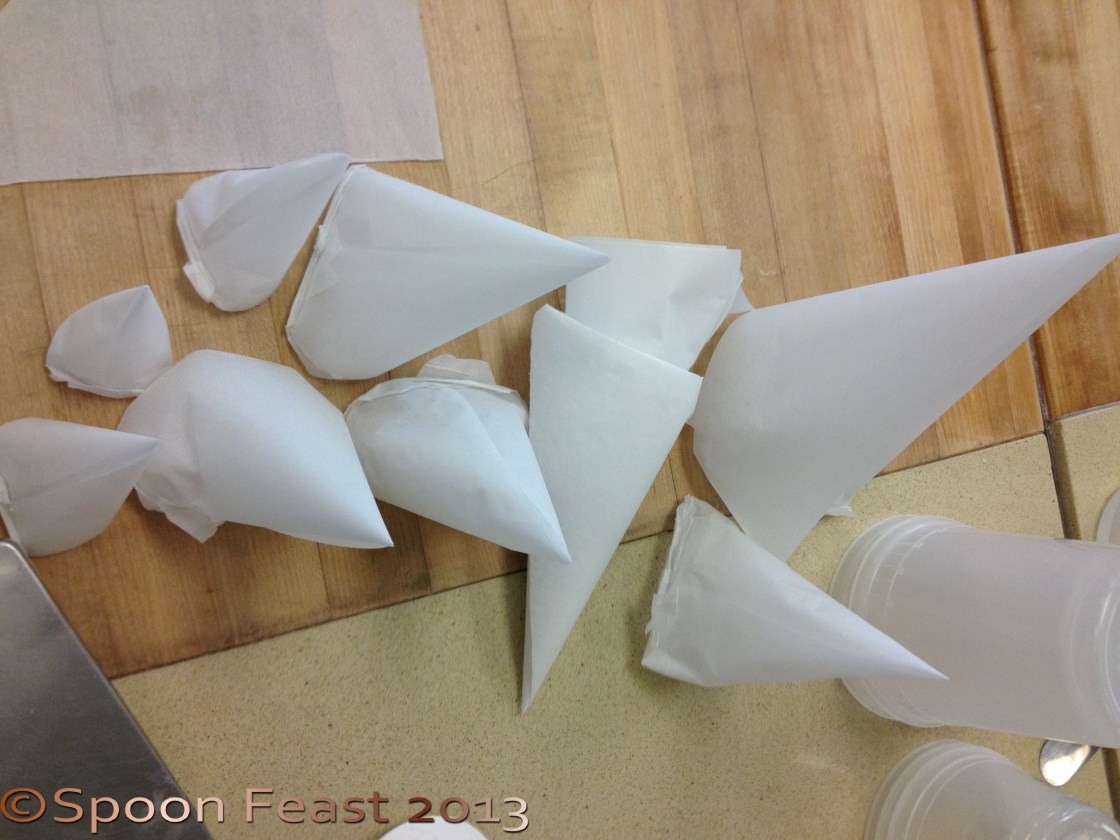 How to Make a Paper Cone for Piping | Spoon Feast
